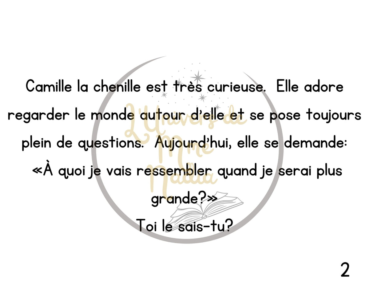 Kamishibaï - Quand je serai grande ... (Version papier et plastifiée à ...